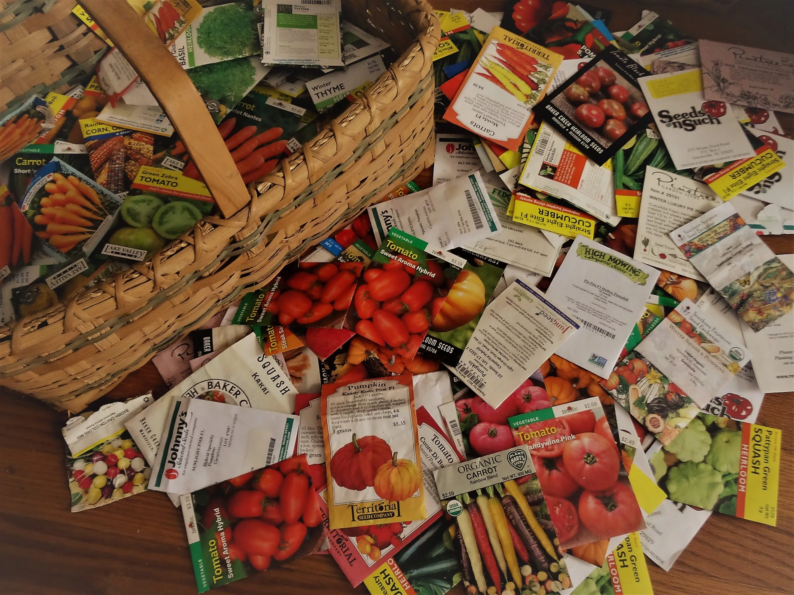 Buying Seeds - Square Foot Gardening